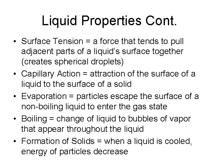 1 States of Matter A brief overview 1