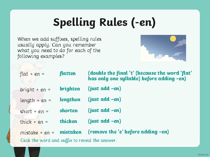 Which Suffix ate or ise Can you match