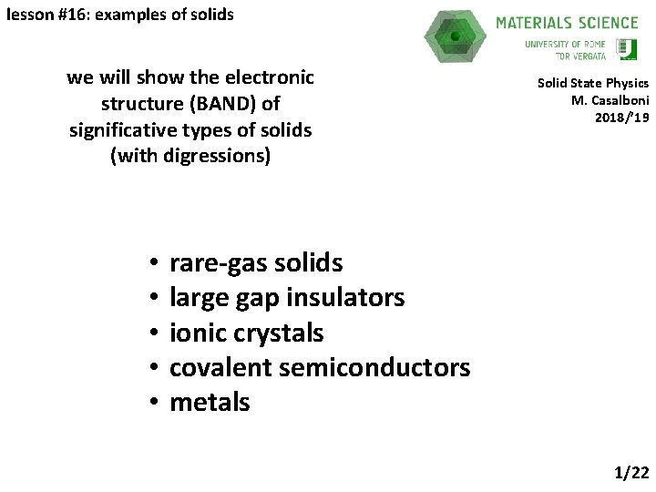 lesson 16 examples of solids we will show