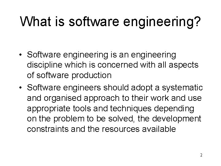 What is software Computer programs and associated documentation