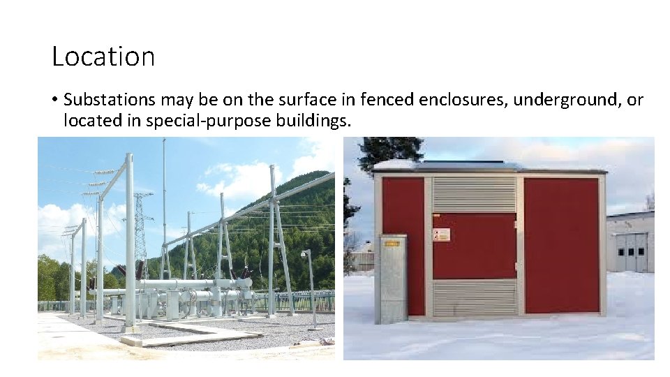 Distribution substations T O Yastrebov Institute Of Power