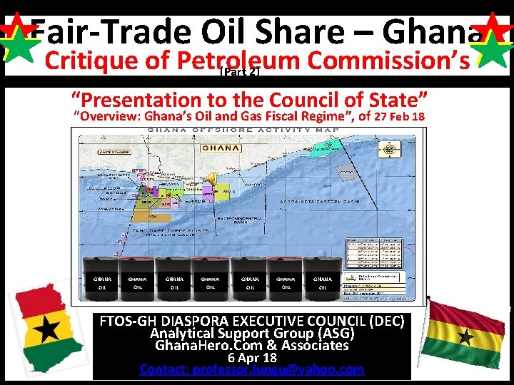 FairTrade Oil Share Ghana Critique of Petroleum Commissions