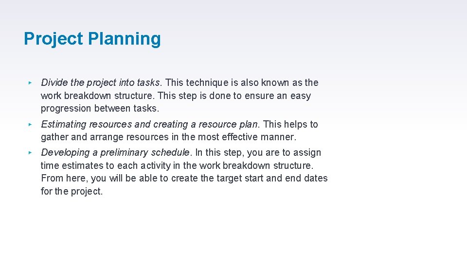 Phases of a project By Dr Shabnum Shaheen