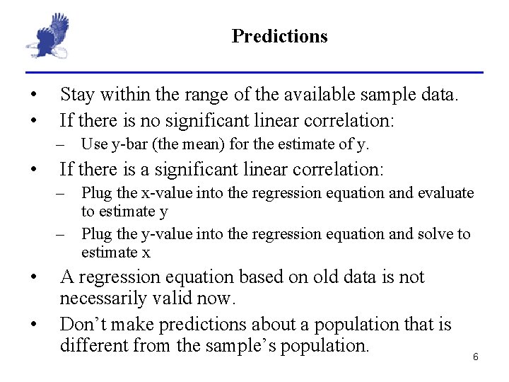 Correlation and Regression x Plastic lb 0 27