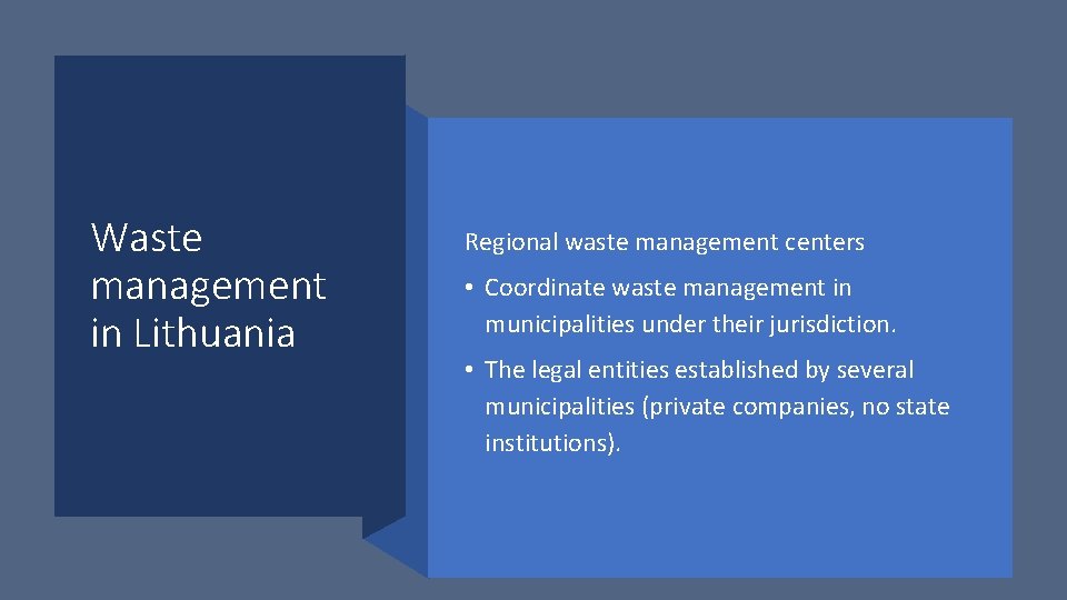Lithuanias waste policy advantages and disadvantages Municipal waste