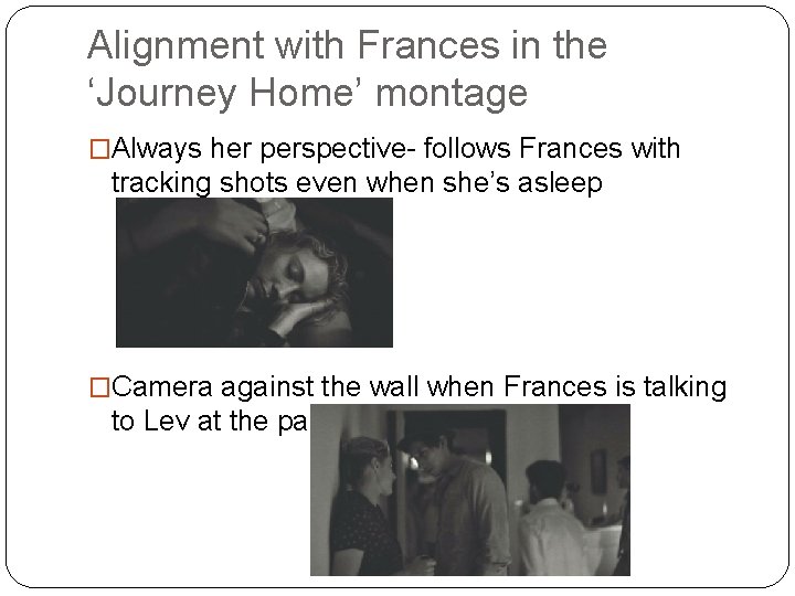 American Independent Film PreCredit Sequence establishing character setting