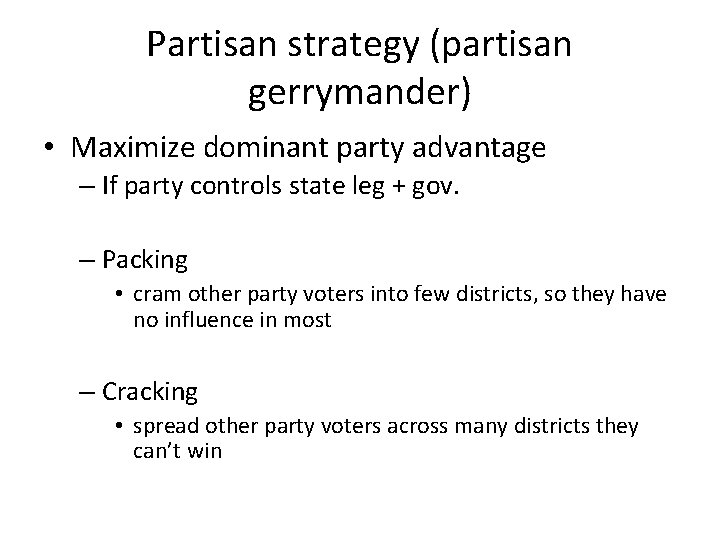 Districting redistricting Issues Who draws the lines State
