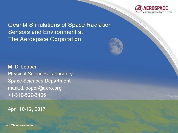 Geant 4 Simulations of Space Radiation Sensors and