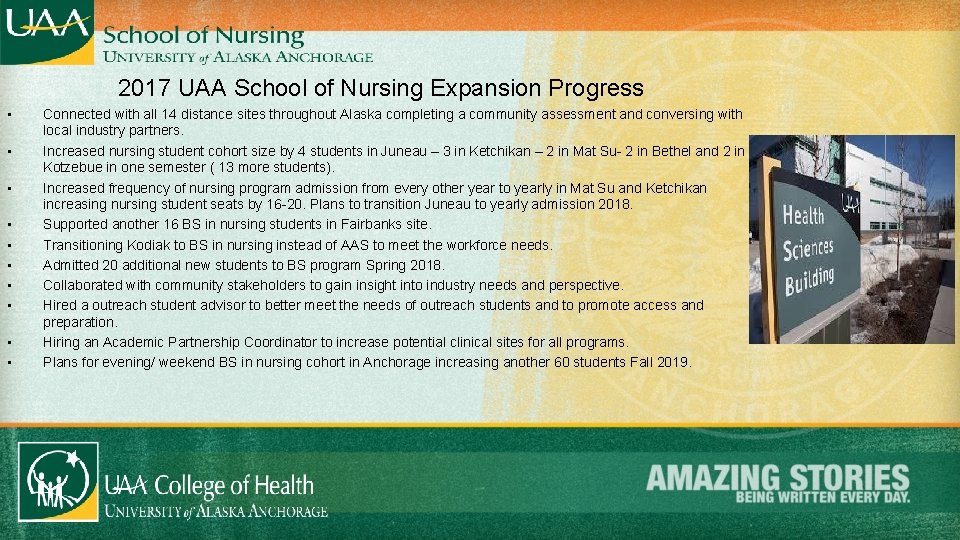 2017 UAA School of Nursing Expansion Progress Connected