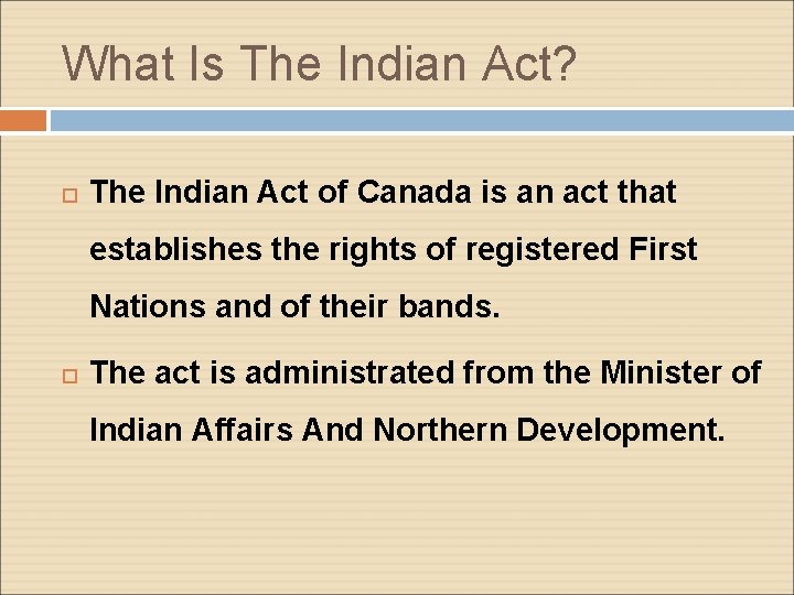 THE RESIDENTIAL SCHOOL LEGACY A Shameful Event In