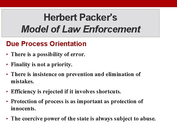 CHAPTER 5 The Role of Police in Society