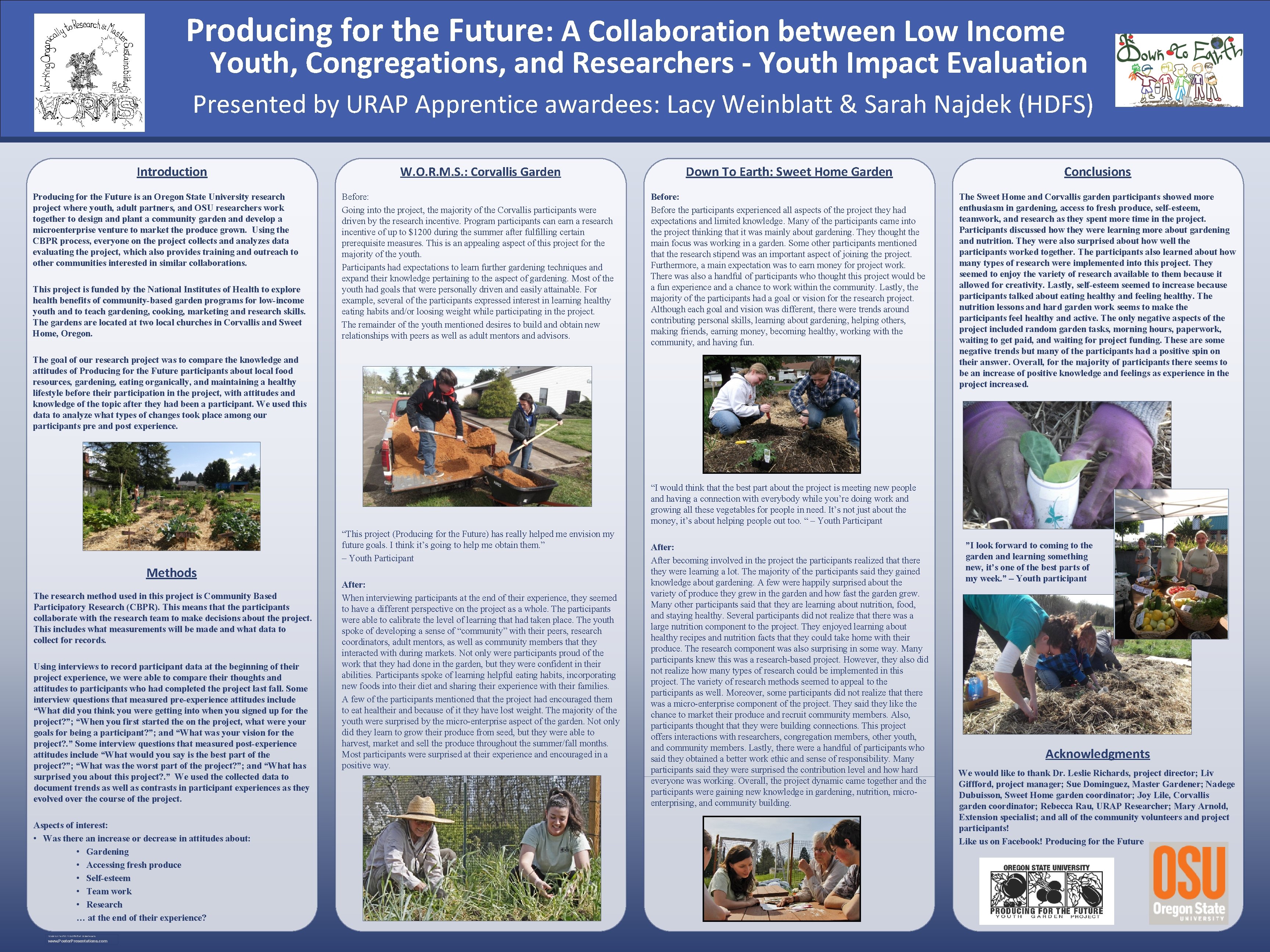 Producing for the Future A Collaboration between Low