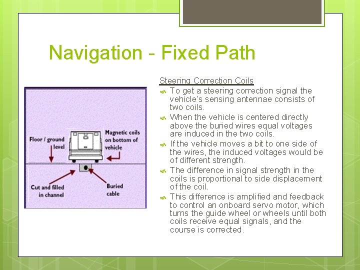 AGVs PLT 424 AUTOMATED GUIDED VEHICLE AGV Navigation