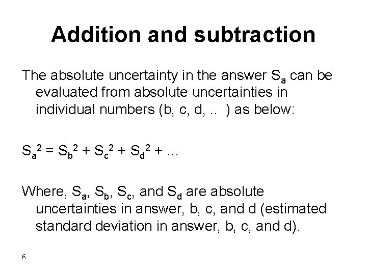 Standard Deviation of the Difference When multiple samples