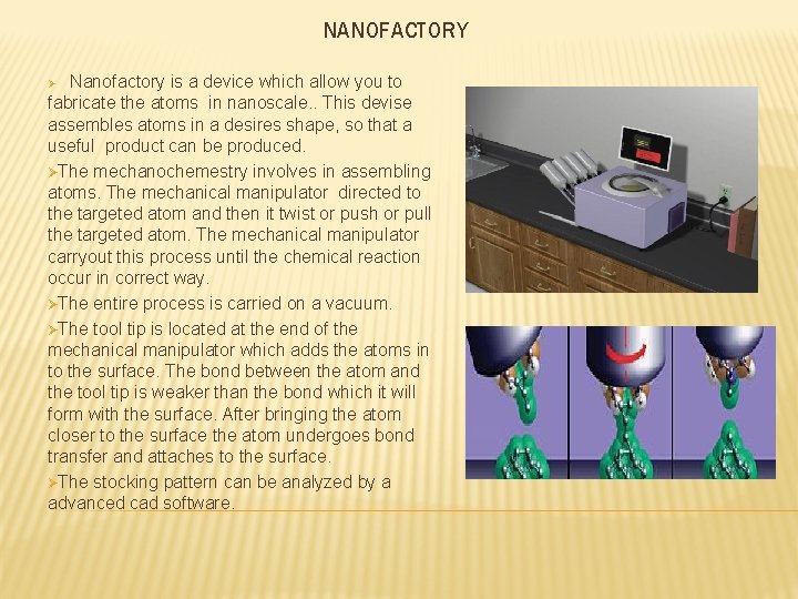 NANOTECHNOLOGY 081411 presentation by Nuwan Liyanage SUMMARY Introduction