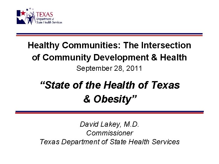 Healthy Communities The Intersection of Community Development Health
