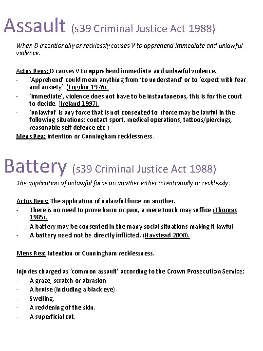 Law Unit 2 The Concept of Liability Introduction
