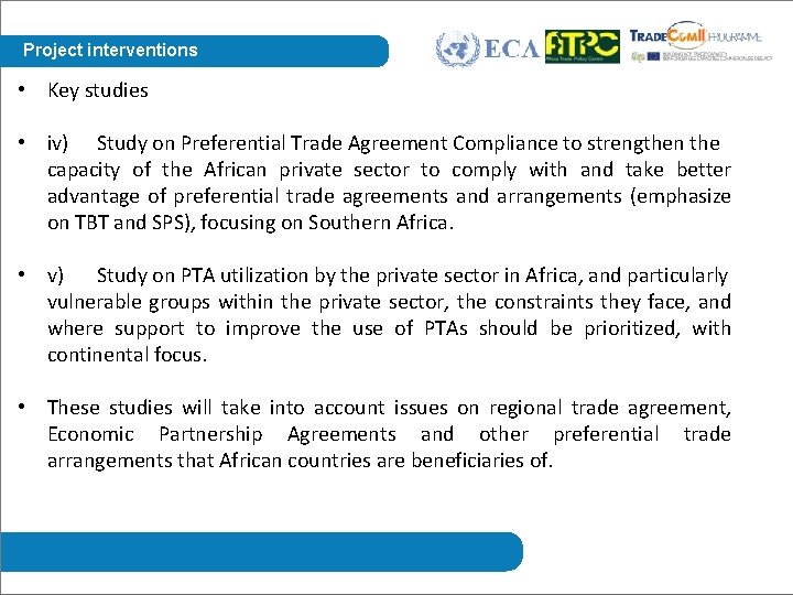 EPAs and WTO Processes Project on capacity building