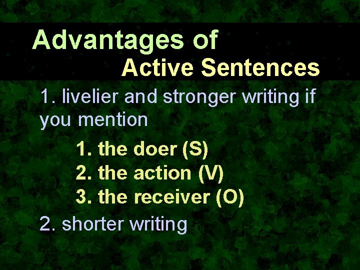 Chapter 4 Verbs Happy Tuesday Bring your grammar
