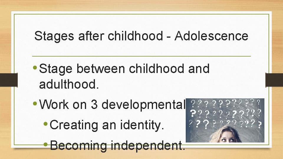 Human Life Cycle From Adolescence to Very Late