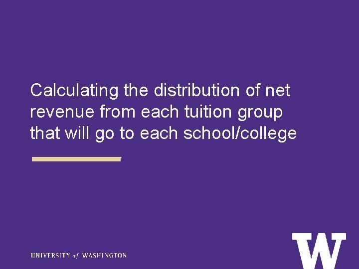 Operating fee revenue distribution calculations for ABB Agenda