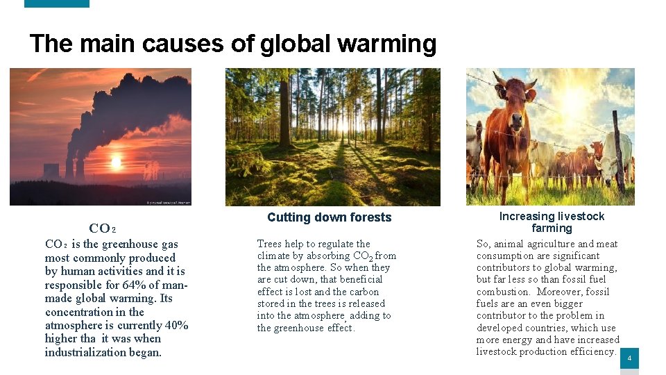 Causes and definitions of climate changes 1 INTRODUCTION