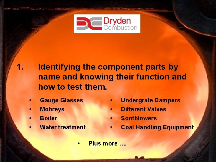 BASIC COAL FIRED BOILER ATTENDANCE TRAINING COURSE 1