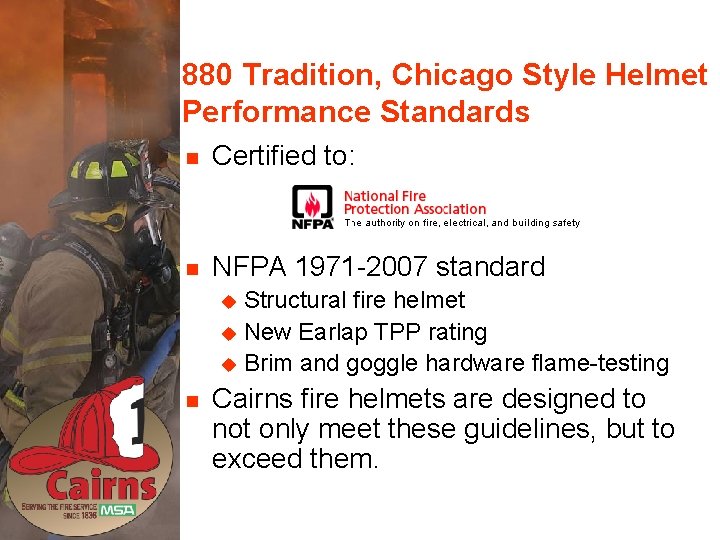 Introducing the Cairns 880 Tradition TM Chicago Style