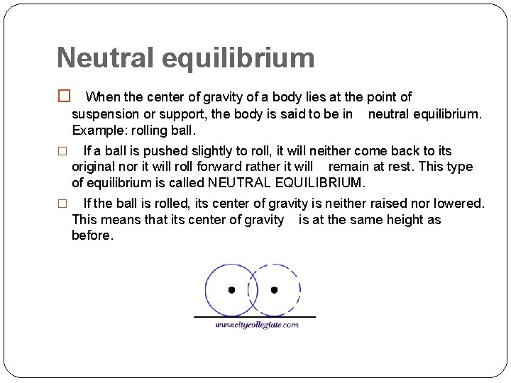 Chapter 6 Equilibrium STATICS Statics is the branch