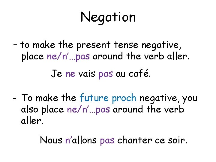 Franais I Leon 4 A Structures The verb