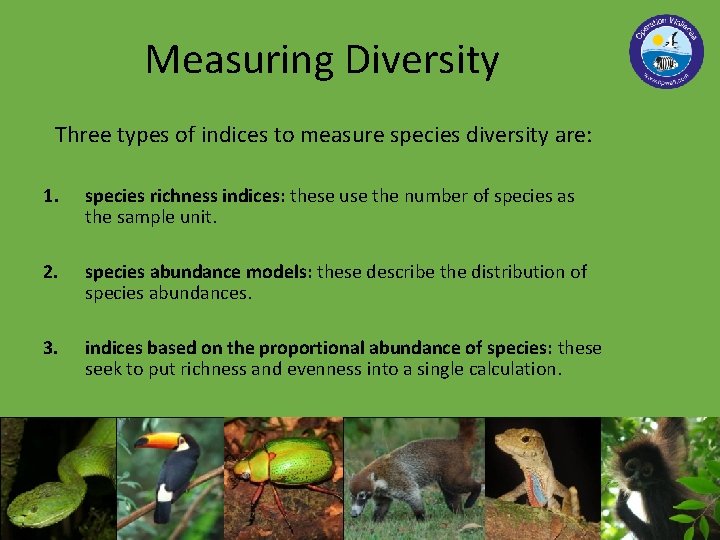 Lecture 1 Introduction to biodiversity Review of current
