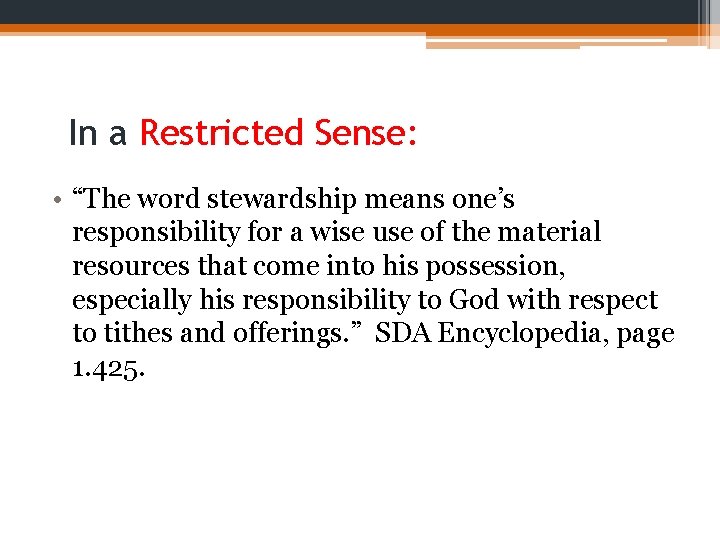 Conference Church Stewardship Leadership A seminar about how