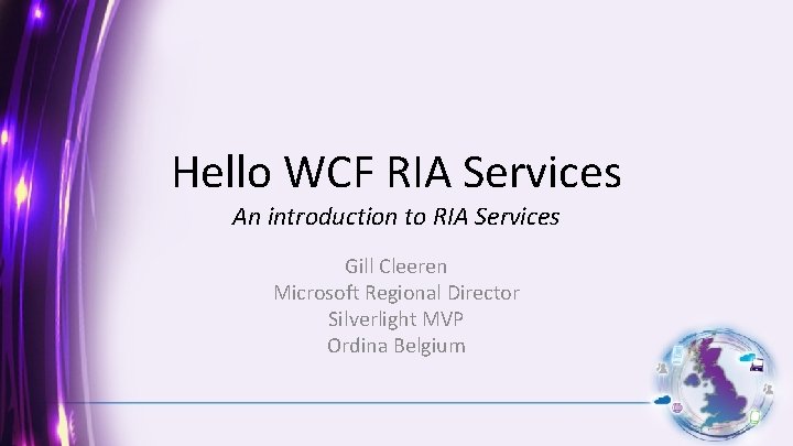 Hello WCF RIA Services An introduction to RIA