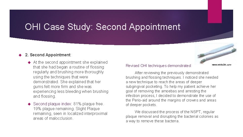OHI Case study BY JEN MIG DHII DUE