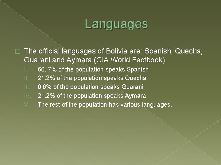 Bolivia A Snell Geographic Location Source World Atlas