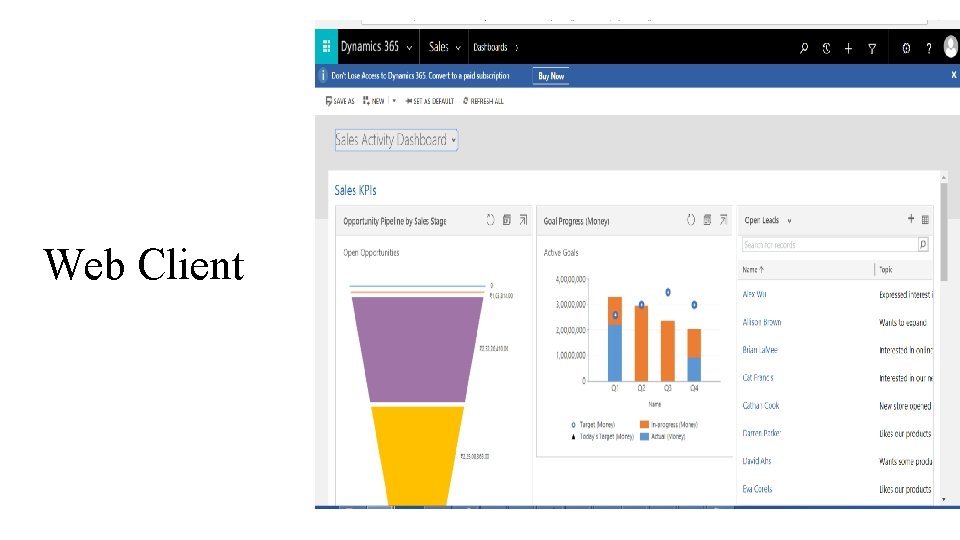 CRM Demo Microsoft Dynamics Customer Relationship Management Agenda