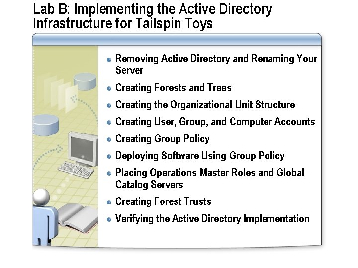 Module 11 Planning and Implementing an Active Directory