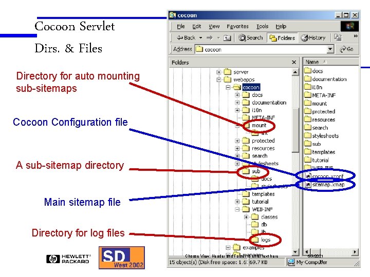 Cocoon A Framework for Web Services Using Cocoon