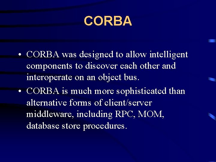 A Computer Aided Despatch System on CORBAJava Platform