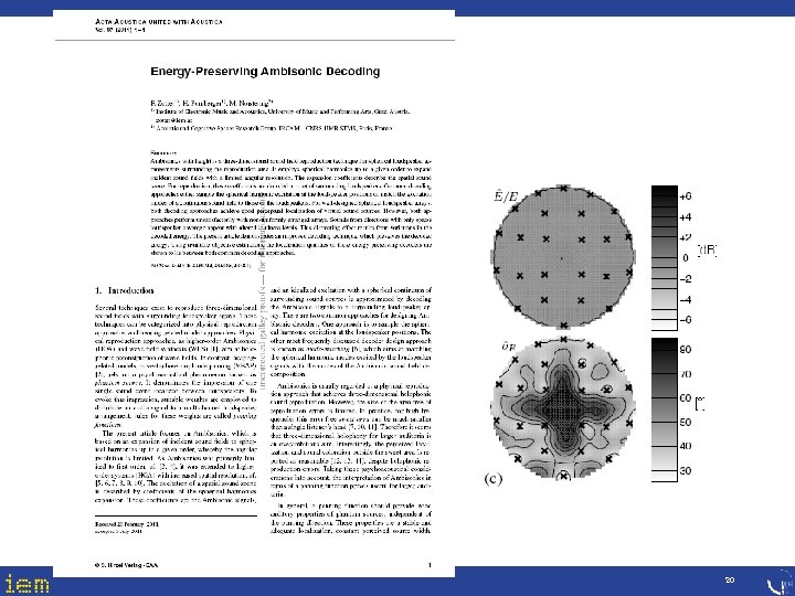 Comparison of energypreserving and allround Ambisonic decoders Franz