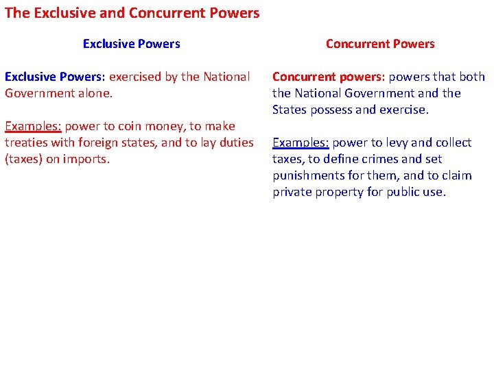 Make a List Name all the chores that