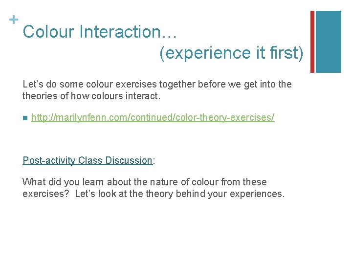 Colour Theory For Grade 11 12 Visual Arts