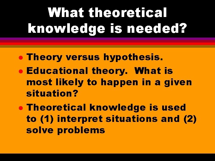 Characteristics of Effective Teachers What is the difference