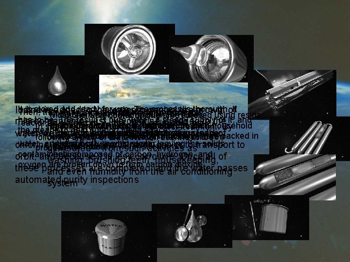 Water Filtration On the International Space Station Water