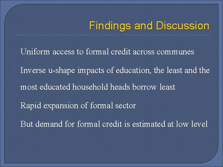 Access to Credit and Borrowing Behaviour of Rural
