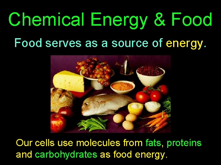 Learning Objectives Explain the relationship between calorie and