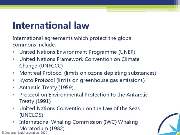 The global commons Getting started Youll need a