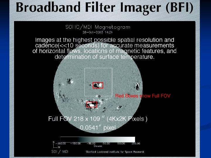 Magnetic Field Measurements from SolarB Information shown here