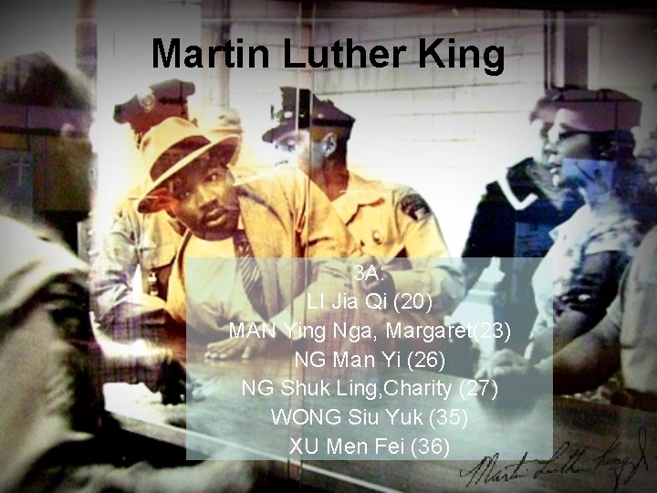 Martin Luther King 3 A LI Jia Qi