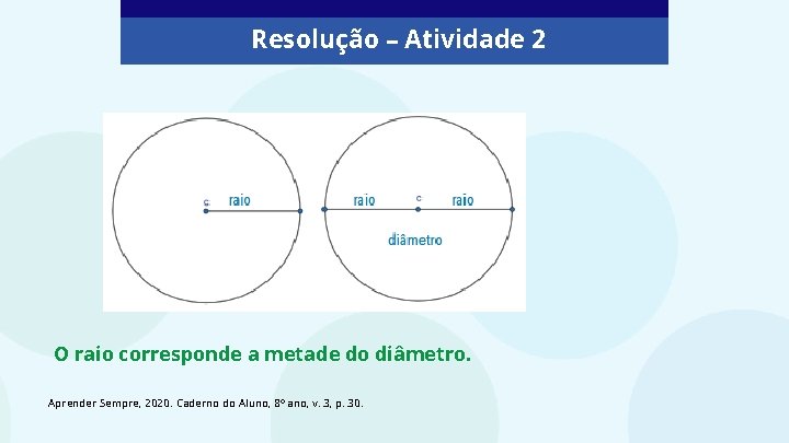 Recuperao SA 2 Parte III Crculo e circunferncia